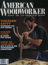 American Woodworker August 1992 Digital Edition – Popular Woodworking