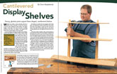 Cantilevered Display Shelves Project Download – Popular Woodworking