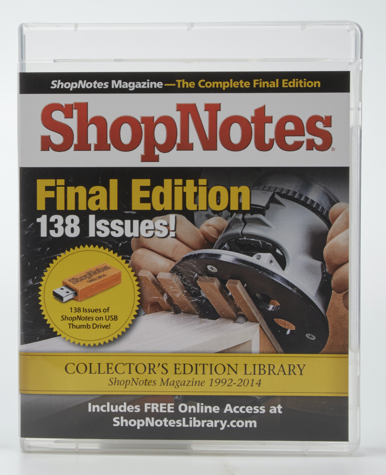 ShopNotes Back Issue Library USB Drive – Popular Woodworking
