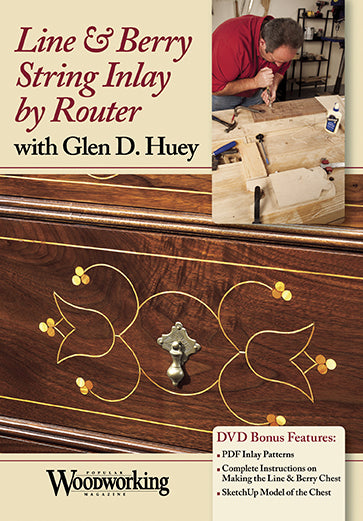 Line & Berry String Inlay by Router Video Download – Popular Woodworking