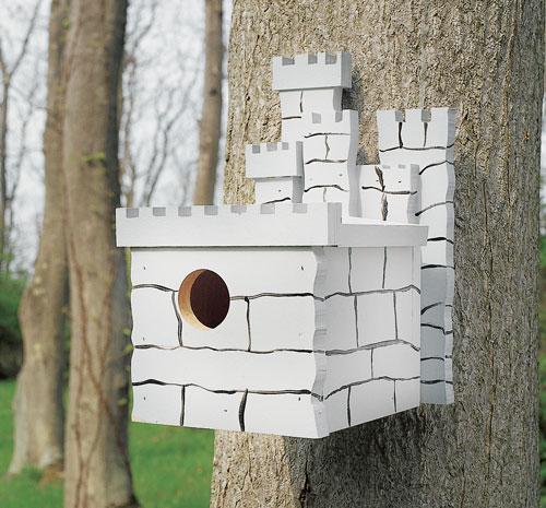 House Finch Castle Birdhouse Project Download – Popular Woodworking