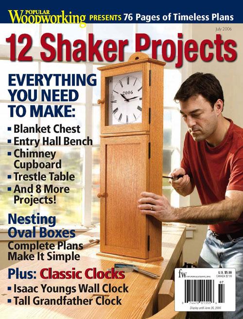12 Shaker Projects July 2006 Digital Edition – Popular Woodworking