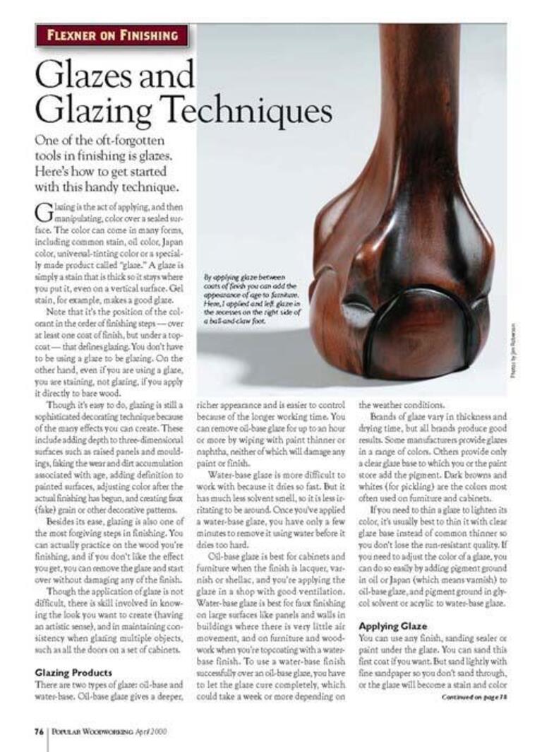Flexner On Finishing, Glazes & Glazing Techniques Digital Download ...