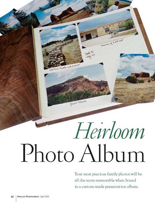 Heirloom Photo Album Project Download – Popular Woodworking