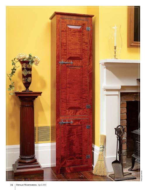 Colonial Chimney Cupboard Project Download – Popular Woodworking