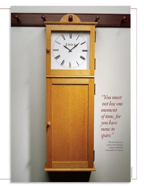 Isaac Youngs' Wall Clock Project Download – Popular Woodworking