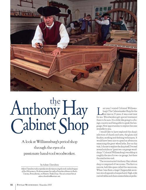 The Anthony Hay Cabinet Shop Digital Download – Popular Woodworking