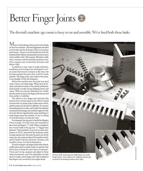Better Finger Joints Digital Download – Popular Woodworking