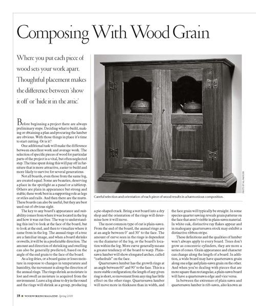 Composing With Wood Grain Digital Download – Popular Woodworking