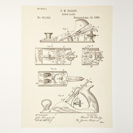 Hand Plane Patent Print – Popular Woodworking